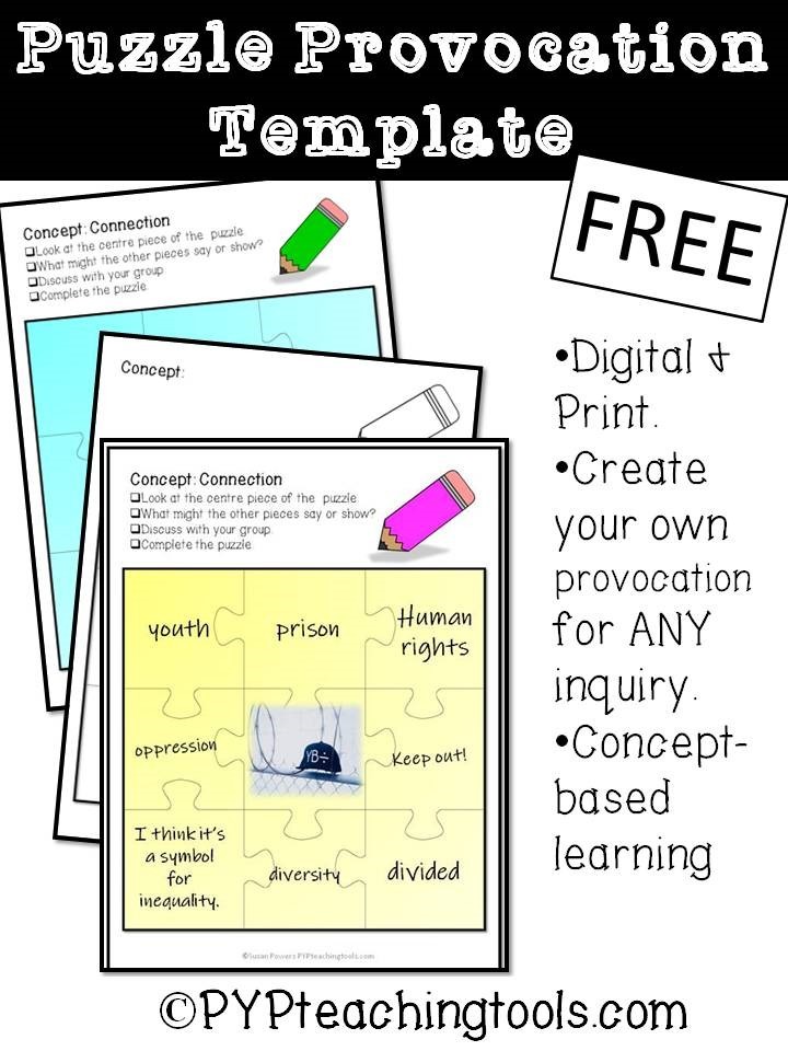 FREE Jigsaw Inquiry Provocation Tool