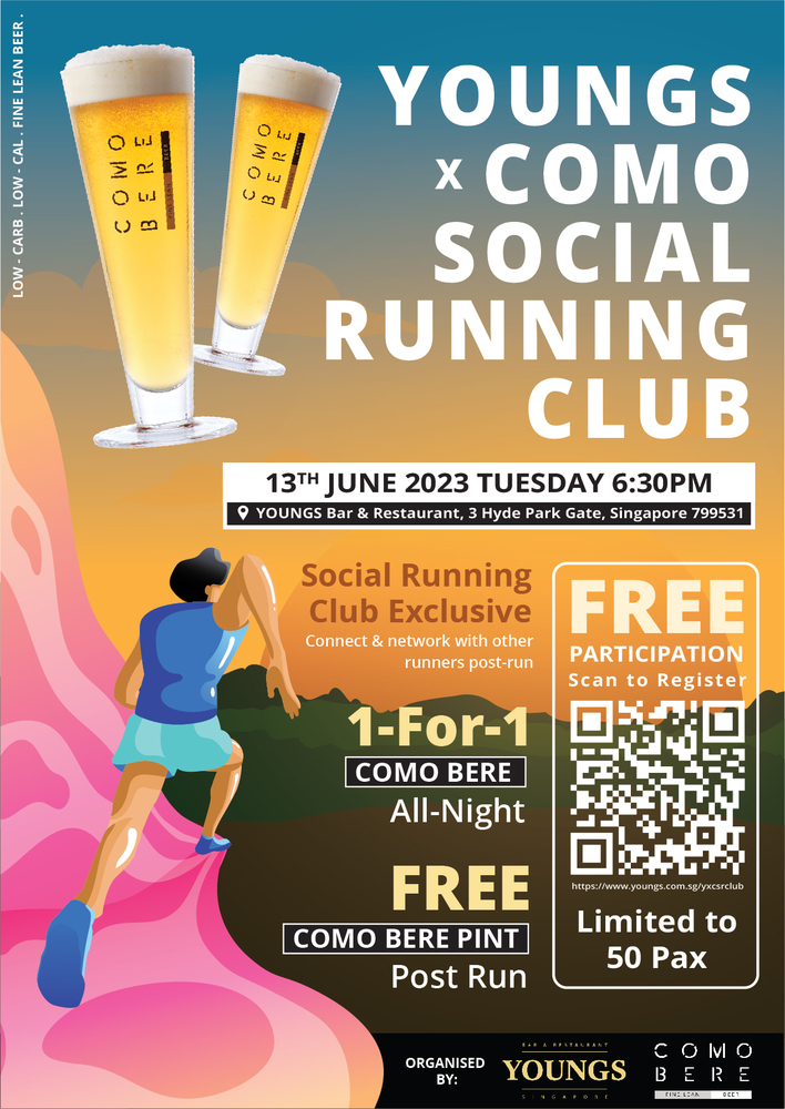 YOUNGS X COMO SOCIAL RUNNING CLUB | YOUNGS Bar & Restaurant