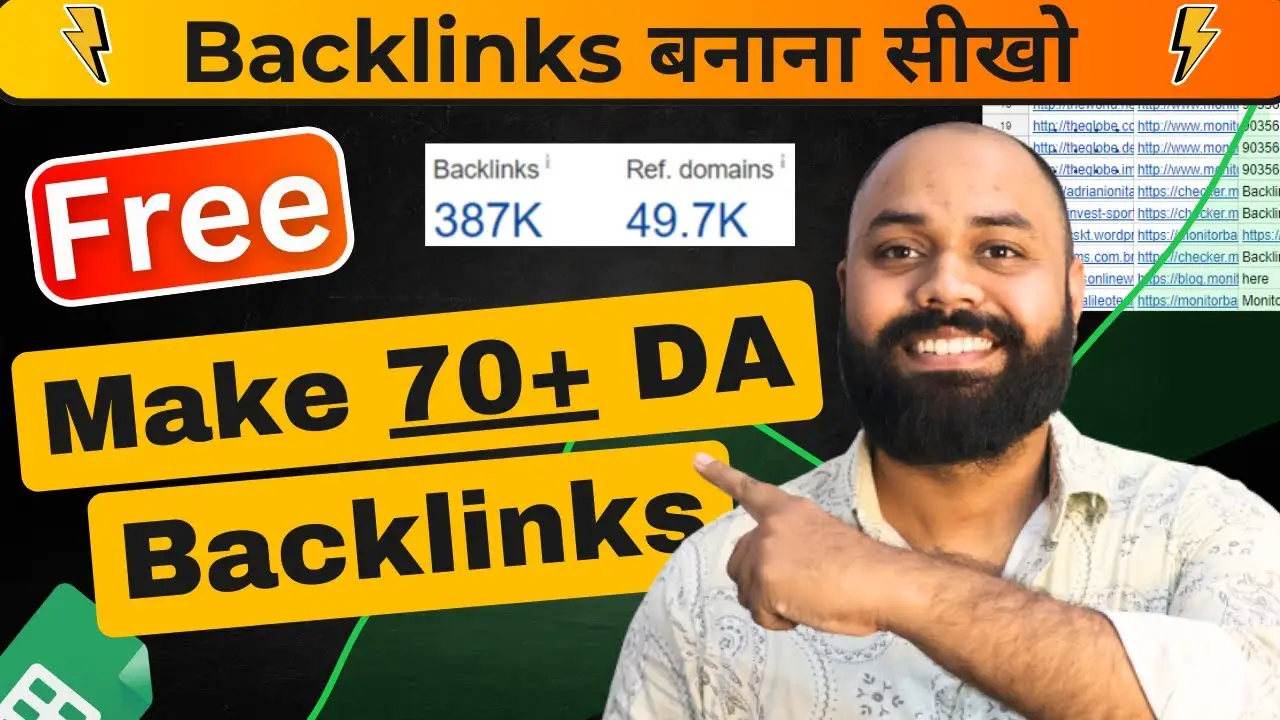 Download Backlinks Sheet - Rankknar