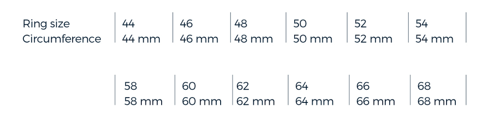 Jewellery Sizing Guide
